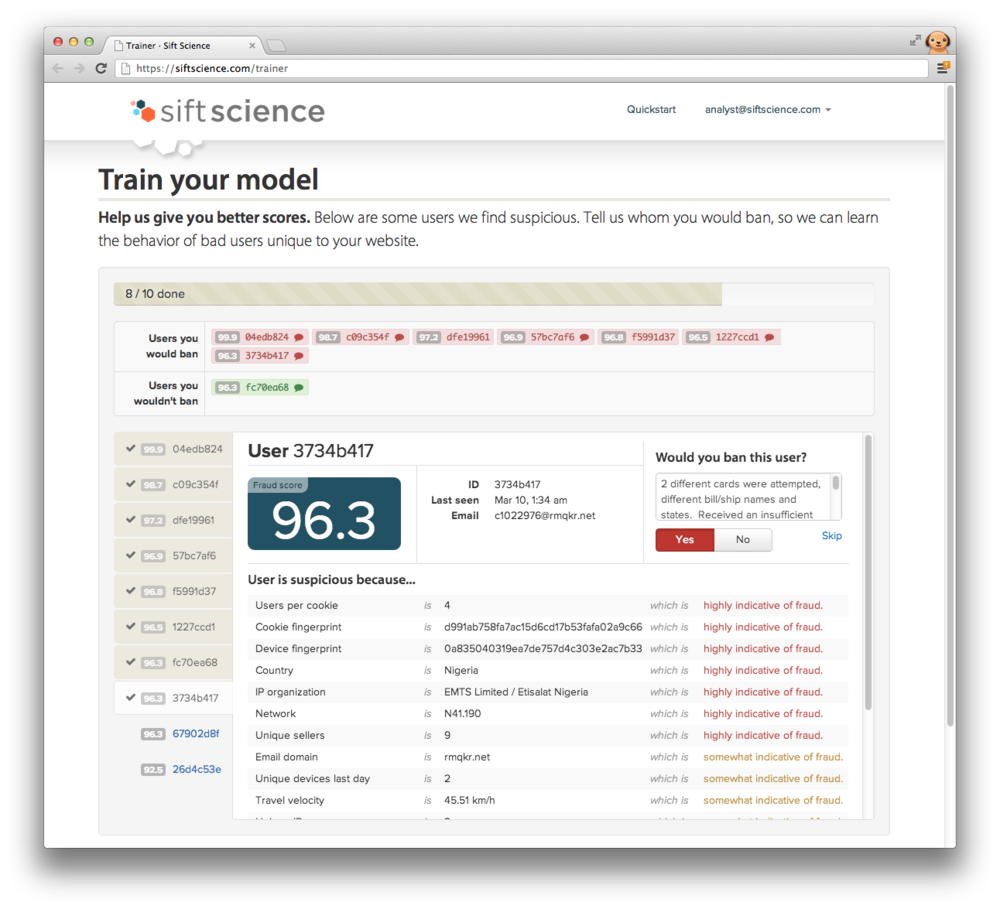 Announcing Sift Science: fight fraud with large-scale machine learning ...