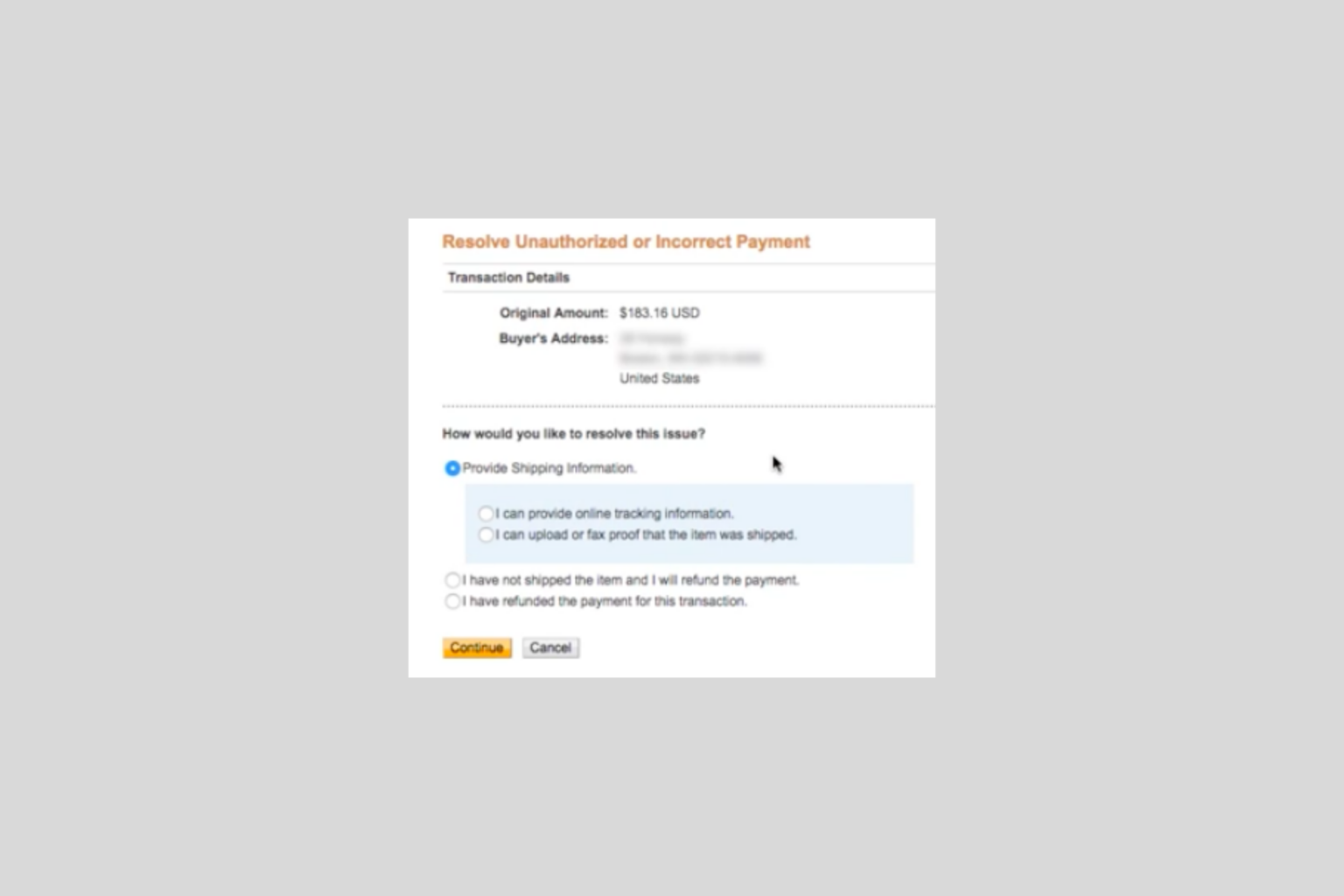 Disputes & Chargebacks in the PayPal Resolution Center | Sift