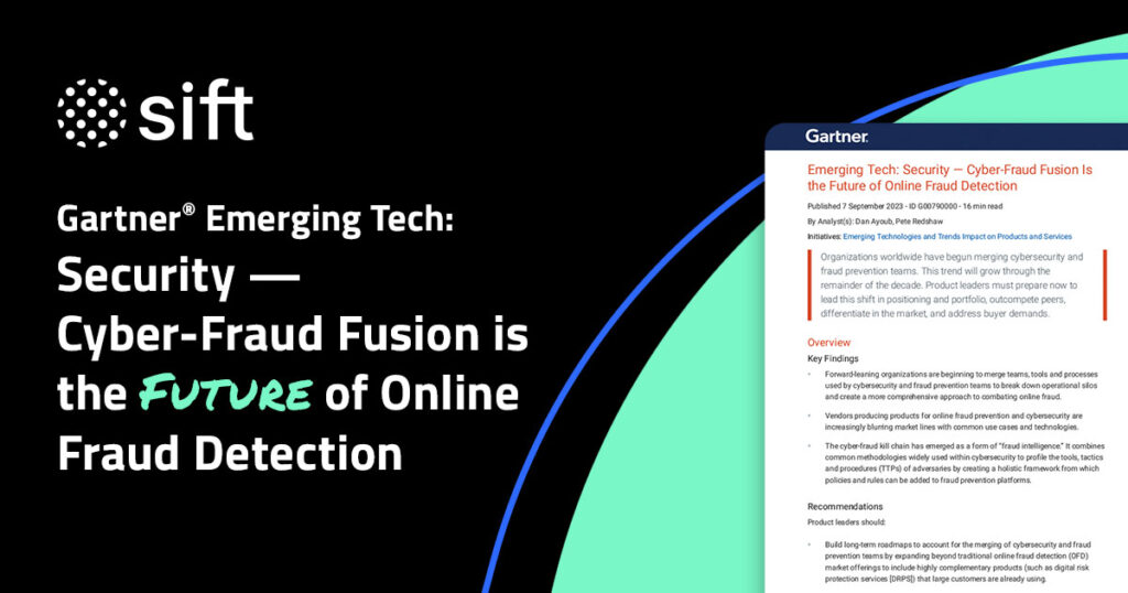 Embracing the Future of Online Fraud Detection: Gartner® Recommendations for Cyber-Fraud Fusion ...
