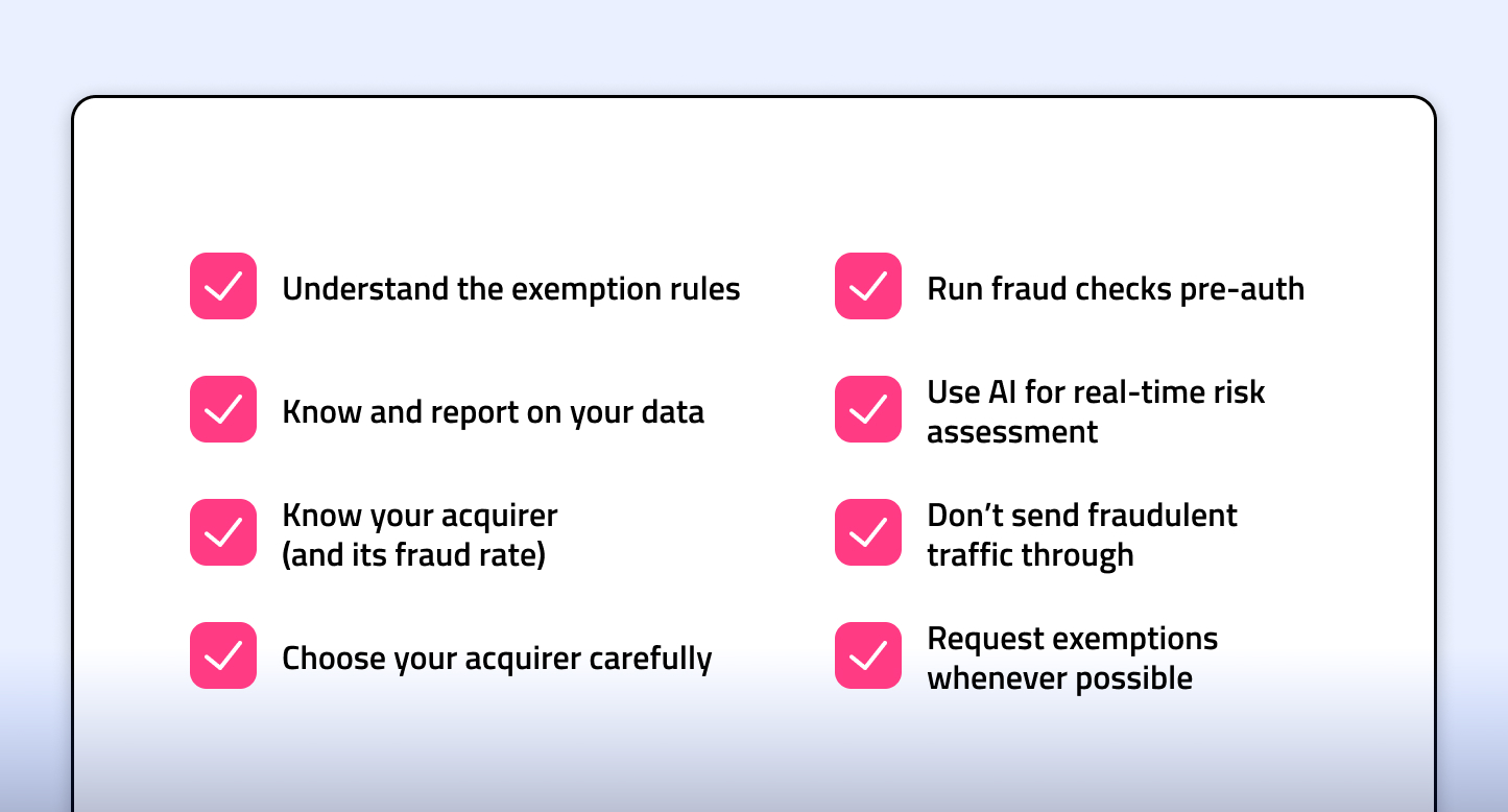 SCA & TRA Exemptions | Sift