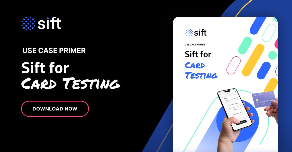 Sift for Card Testing | Sift